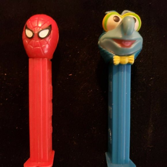 Toys | Vintage 8s Pez Machine 2 Pack Spiderman And Gonzo | Poshmark